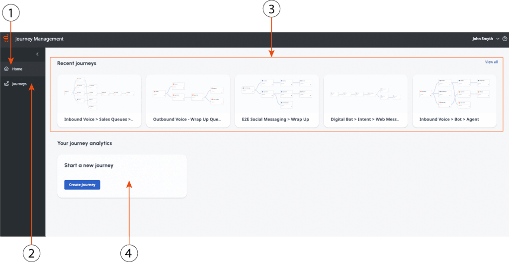 Access and get to know the Journey Management screen - Genesys Cloud ...